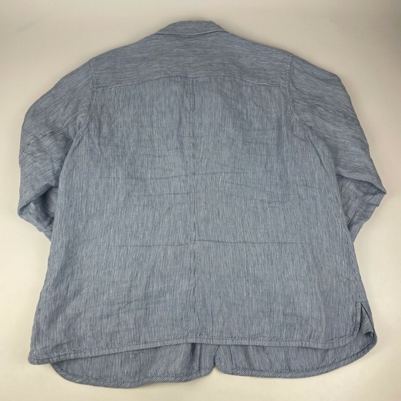Orvis | Jackets & Coats | Orvis Blue Linen French Chore Jacket | Poshmark